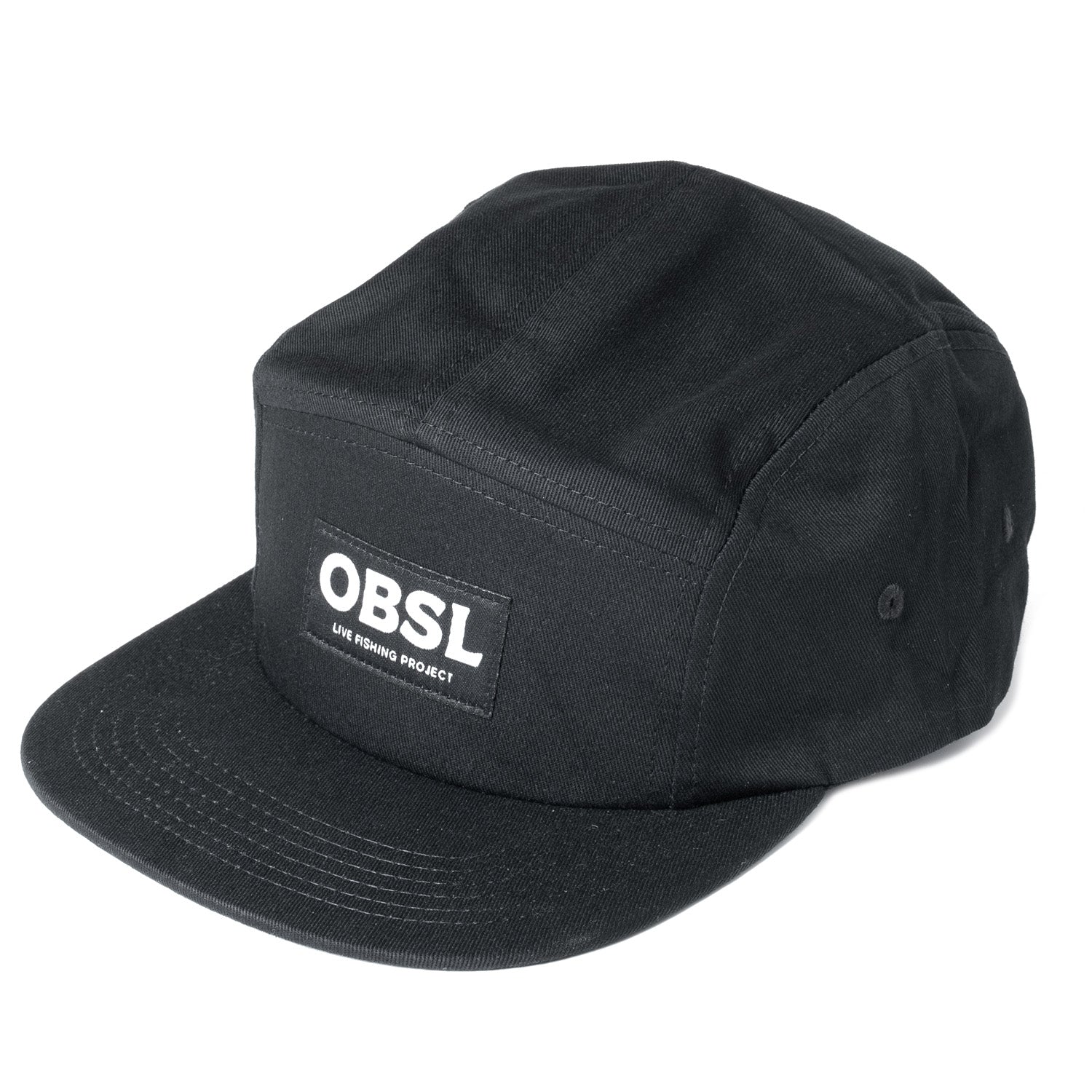 OBSL LOGO 5PANEL CAP [BLACK] – OBASSLIVE® | OFFICIAL ONLINE STORE